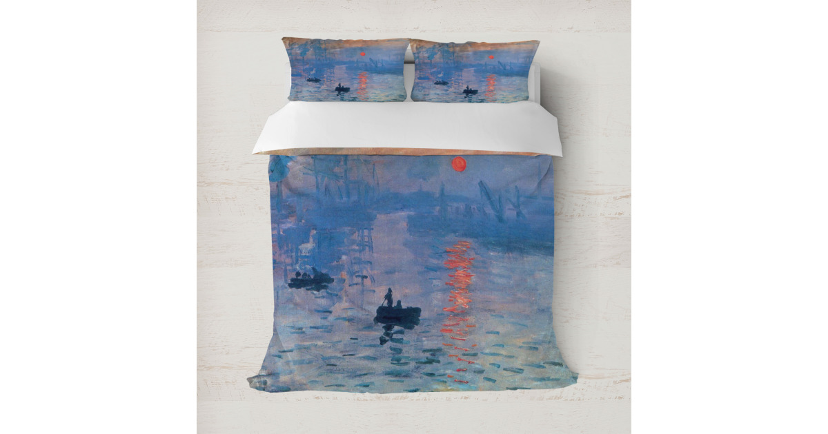 Custom Impression Sunrise by Claude Monet Duvet Cover | YouCustomizeIt