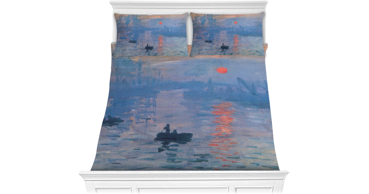Custom Impression Sunrise by Claude Monet Comforters | YouCustomizeIt