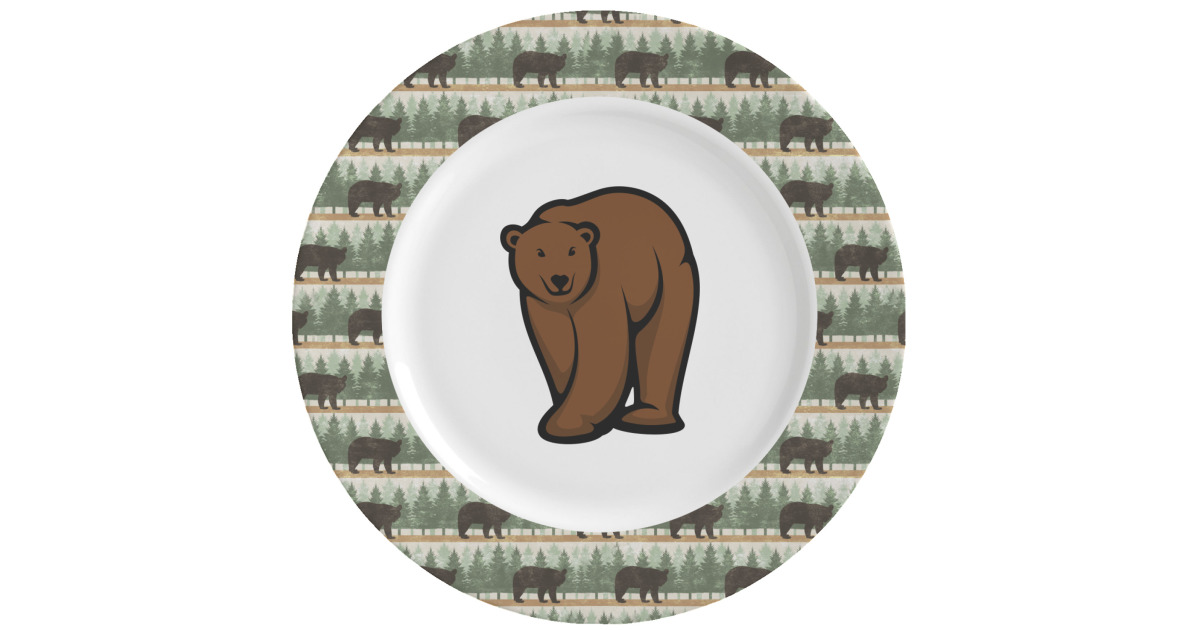 Custom Cabin Ceramic Dinner Plates (Set of 4) | YouCustomizeIt