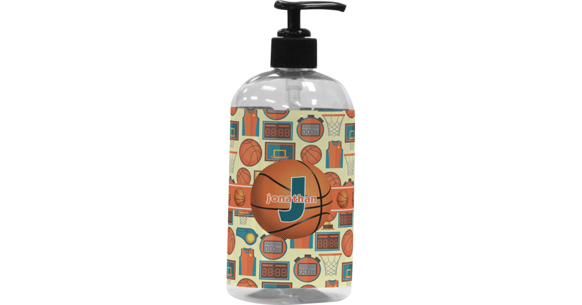 Custom Basketball Plastic Soap / Lotion Dispenser (Personalized ...
