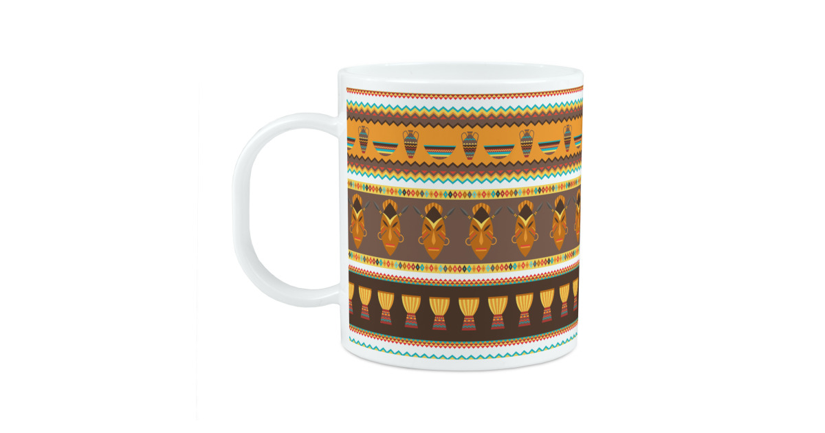 Custom African Masks Plastic Kids Mug | YouCustomizeIt