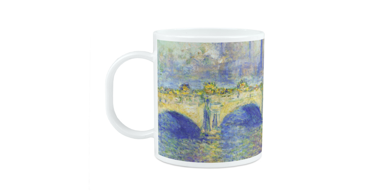 Custom Waterloo Bridge by Claude Monet Plastic Kids Mug | YouCustomizeIt
