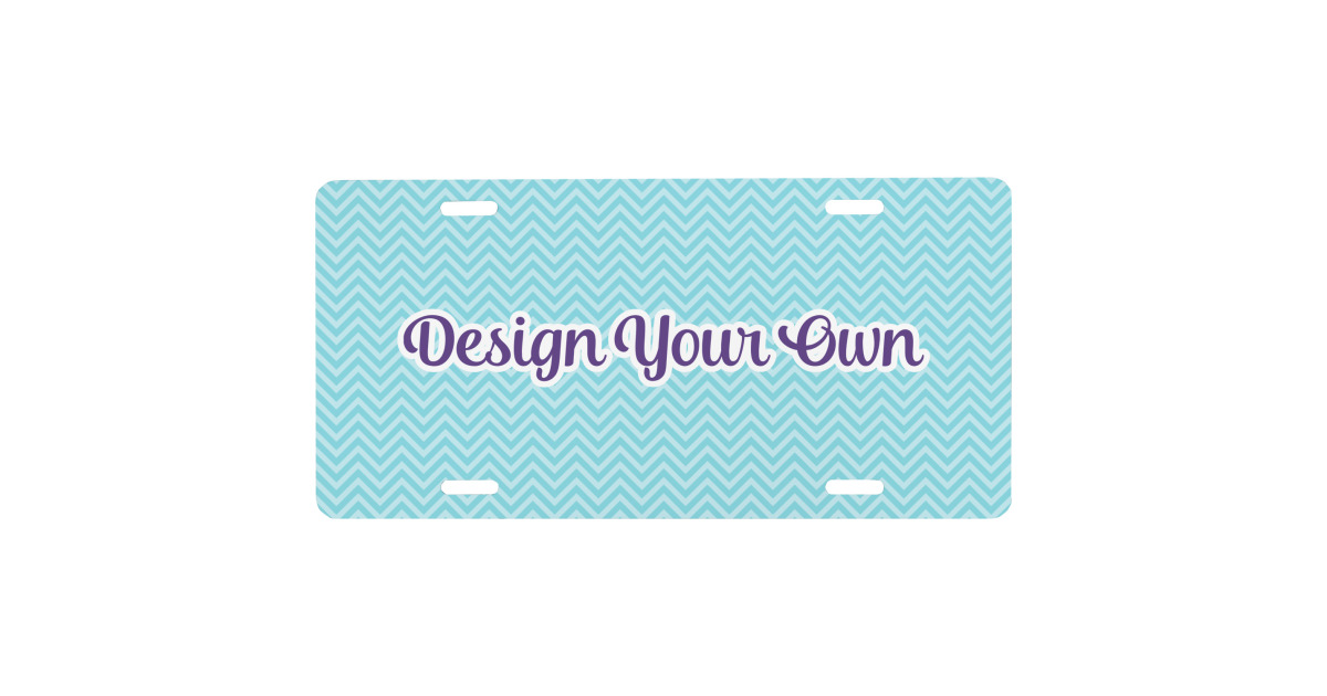 Custom Front License Plates | Design & Preview Online | YouCustomizeIt