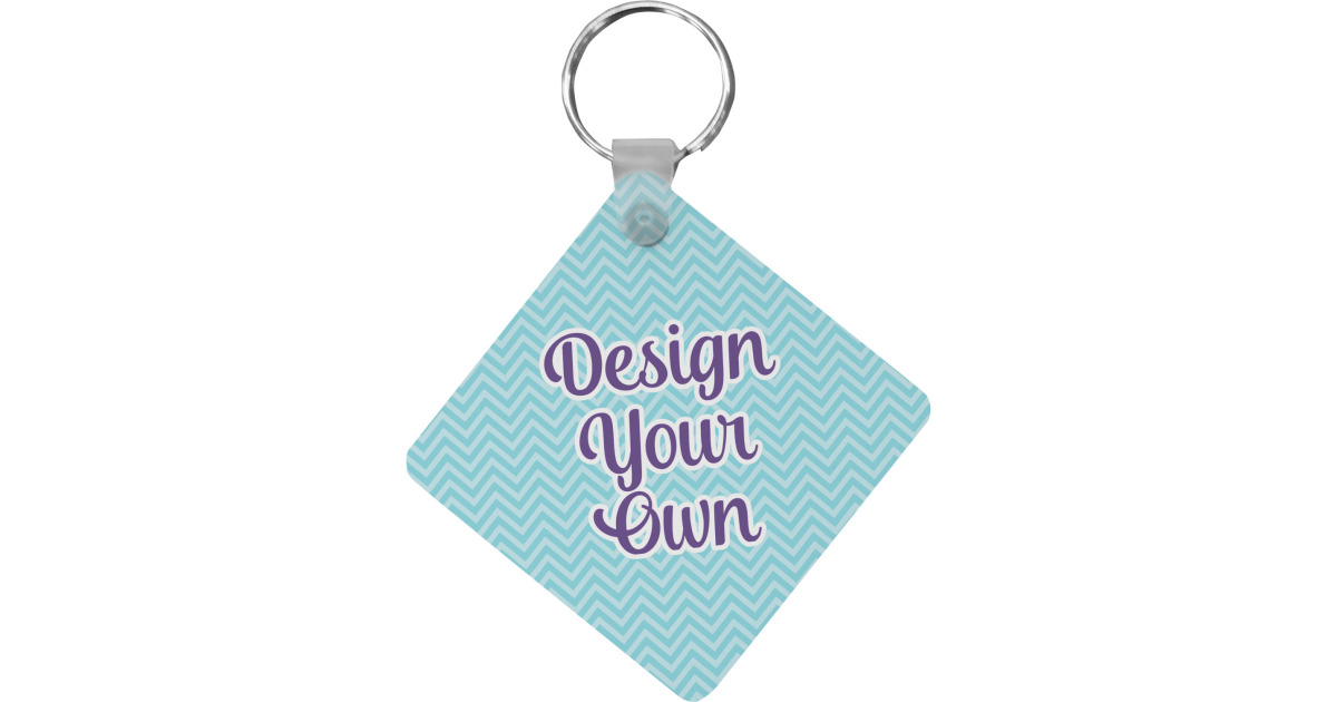 Custom Diamond Plastic Keychains | Design & Preview Online | YouCustomizeIt