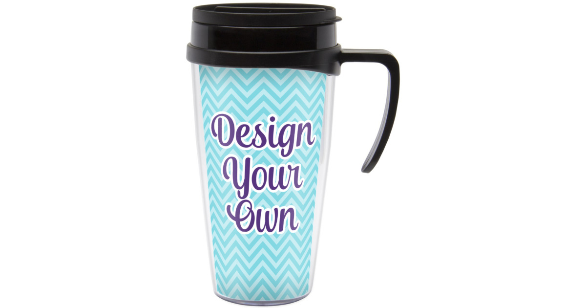 Custom Acrylic Travel Mugs with Handle | Design & Preview Online ...