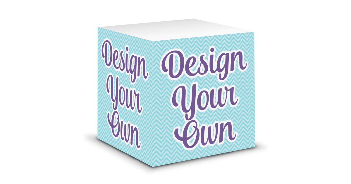 Custom Sticky Note Cubes | Design & Preview Online | YouCustomizeIt