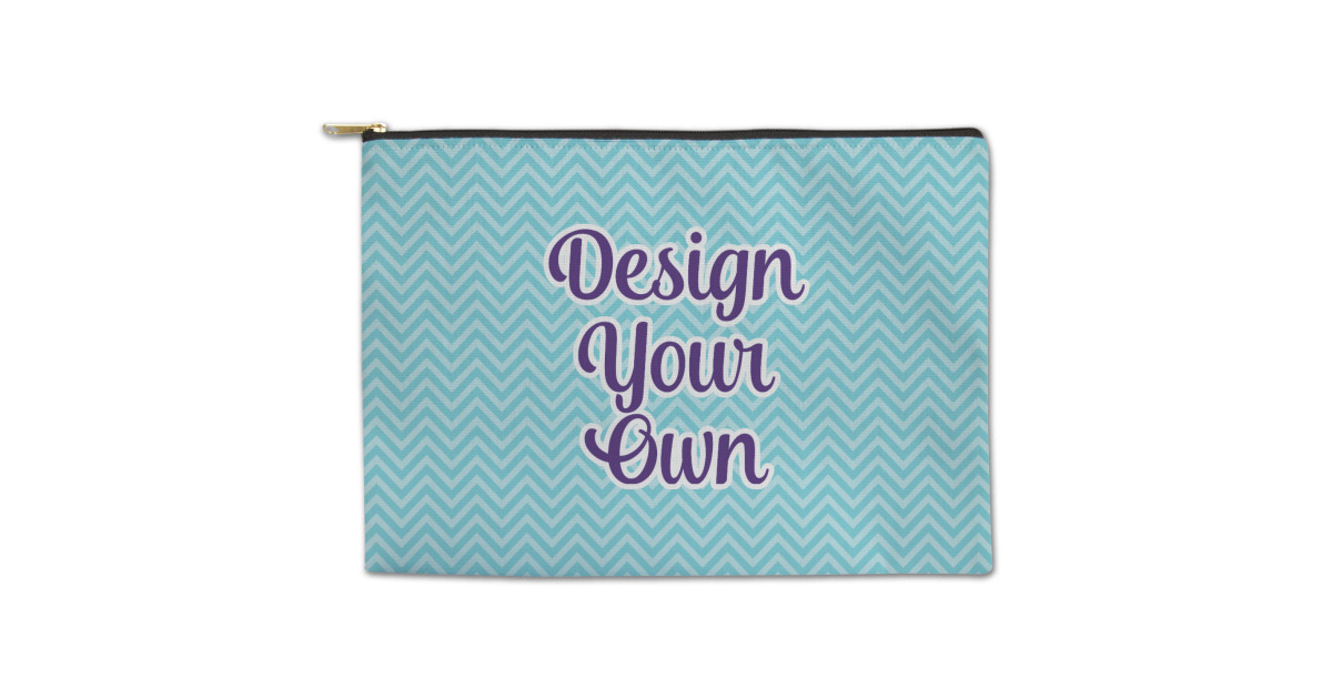 Custom Zipper Pouches - Large - 12.5" x 8.5" | Design & Preview Online ...