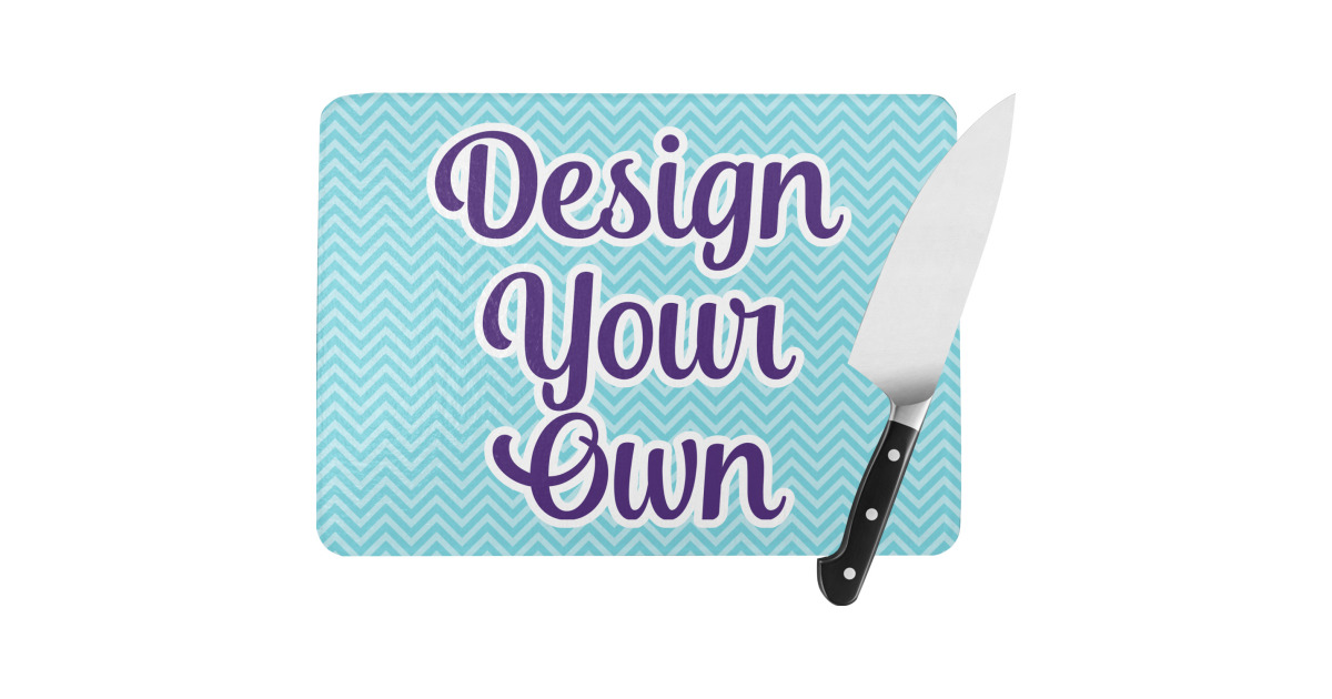 Custom Rectangular Glass Cutting Boards - Medium - 11" x 8" | Design ...