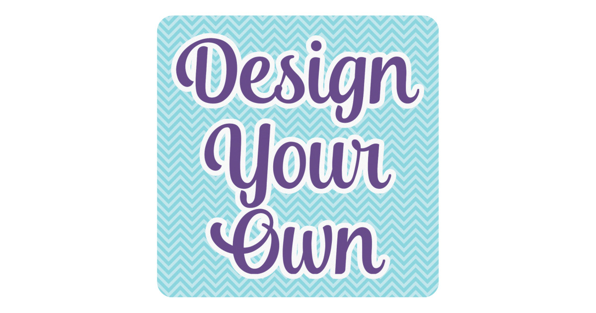 Design Your Own Square Decal - Medium | YouCustomizeIt