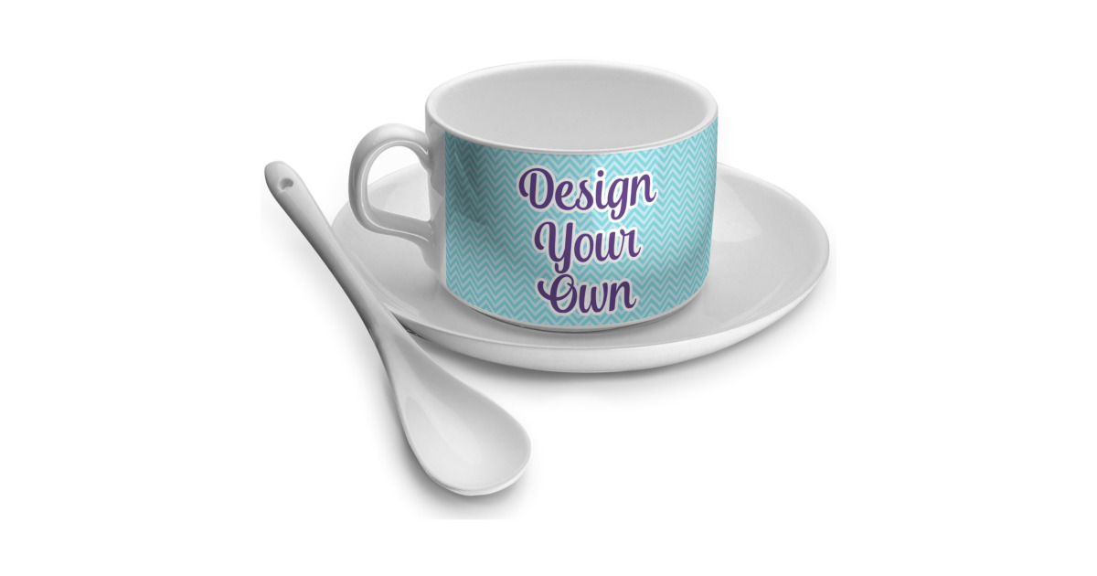 Custom Tea Cups - Single | Design & Preview Online | YouCustomizeIt