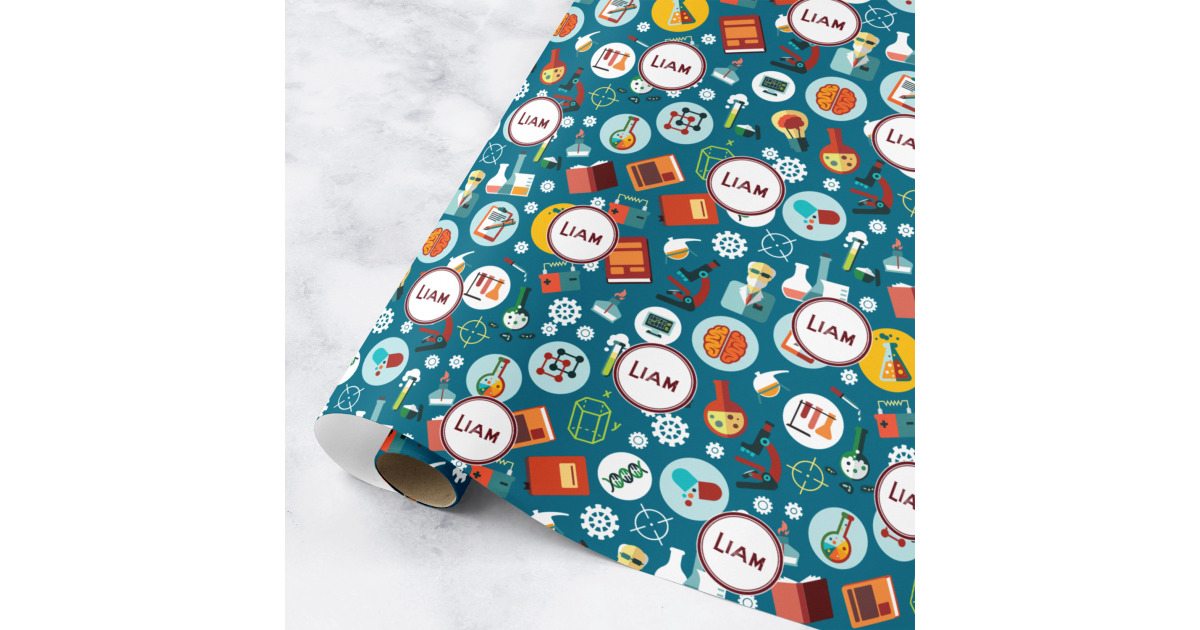 Custom Rocket Science Wrapping Paper Roll - Small (Personalized ...