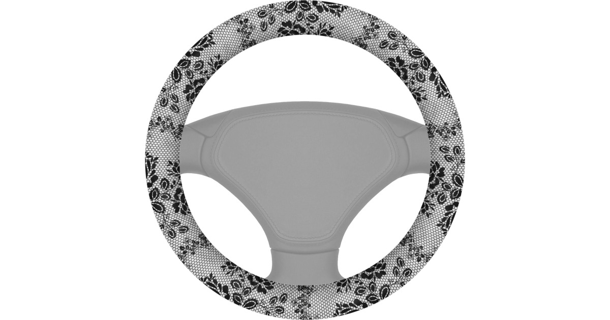 Custom Black Lace Steering Wheel Cover | YouCustomizeIt