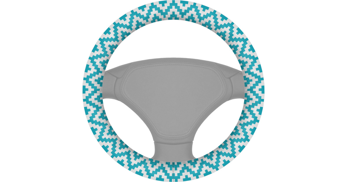 Custom Pixelated Chevron Steering Wheel Cover | YouCustomizeIt