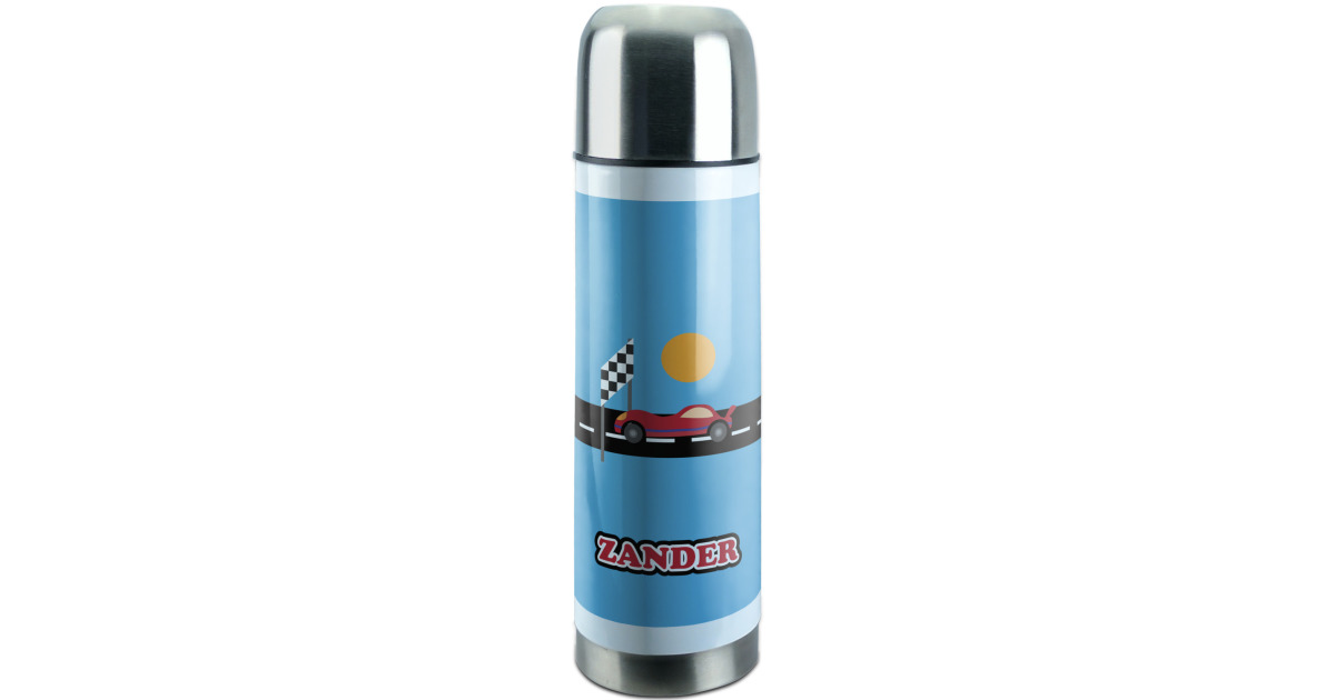 Custom Race Car Stainless Steel Thermos (Personalized) | YouCustomizeIt