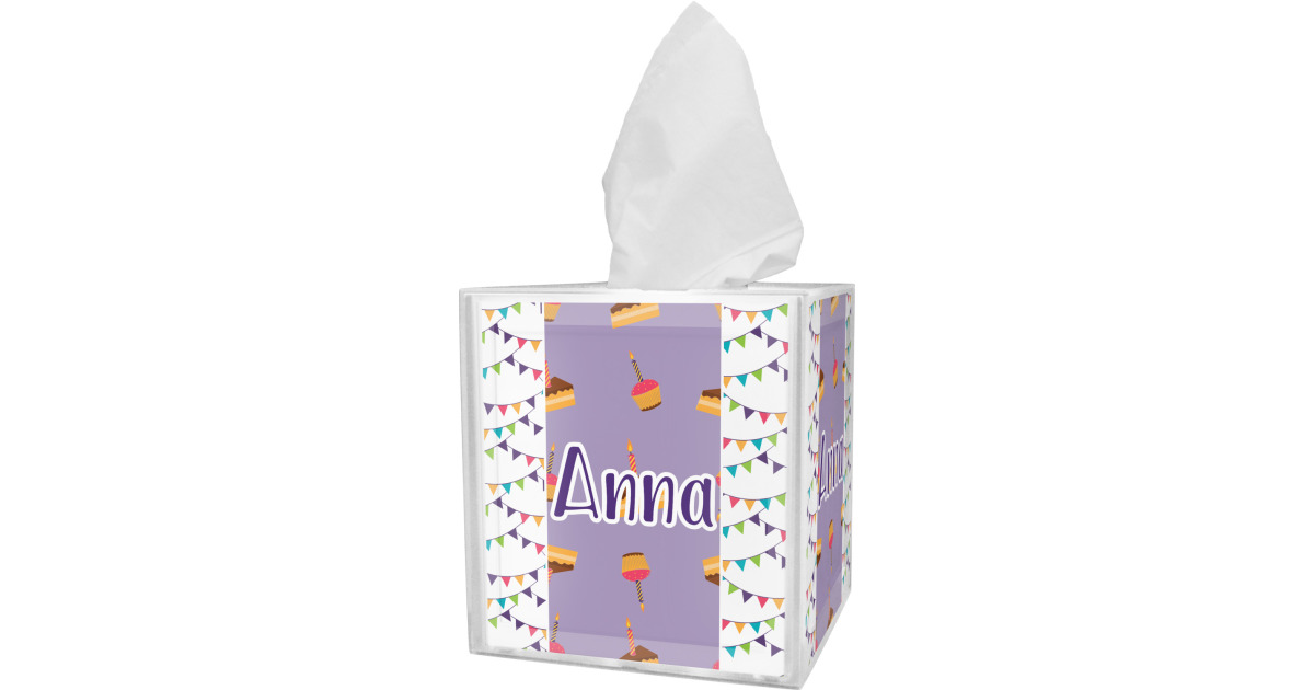 Custom Happy Birthday Tissue Box Cover (Personalized) | YouCustomizeIt