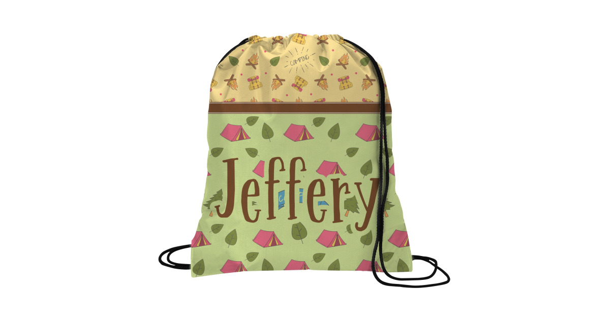 Custom Summer Camping Drawstring Backpack (Personalized) | YouCustomizeIt