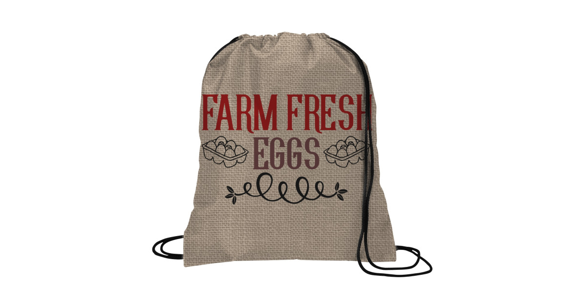 Custom Farm Quotes Drawstring Backpack | YouCustomizeIt