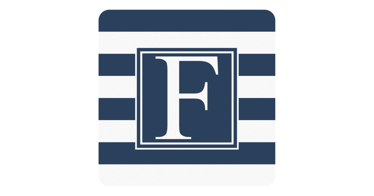 Custom Horizontal Stripe Square Decal - Large (Personalized ...