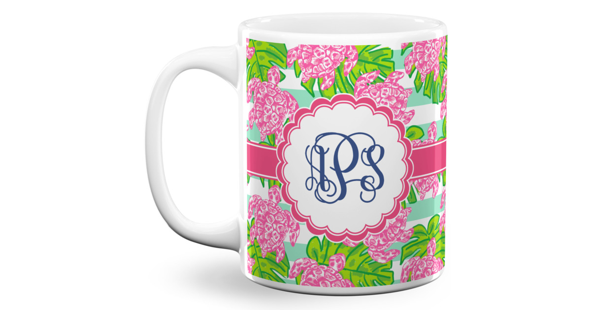 Custom Preppy 11 Oz Coffee Mug - White (Personalized) | YouCustomizeIt