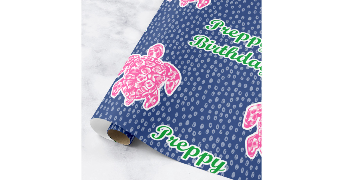Custom Preppy Wrapping Paper Roll - Small (Personalized) | YouCustomizeIt