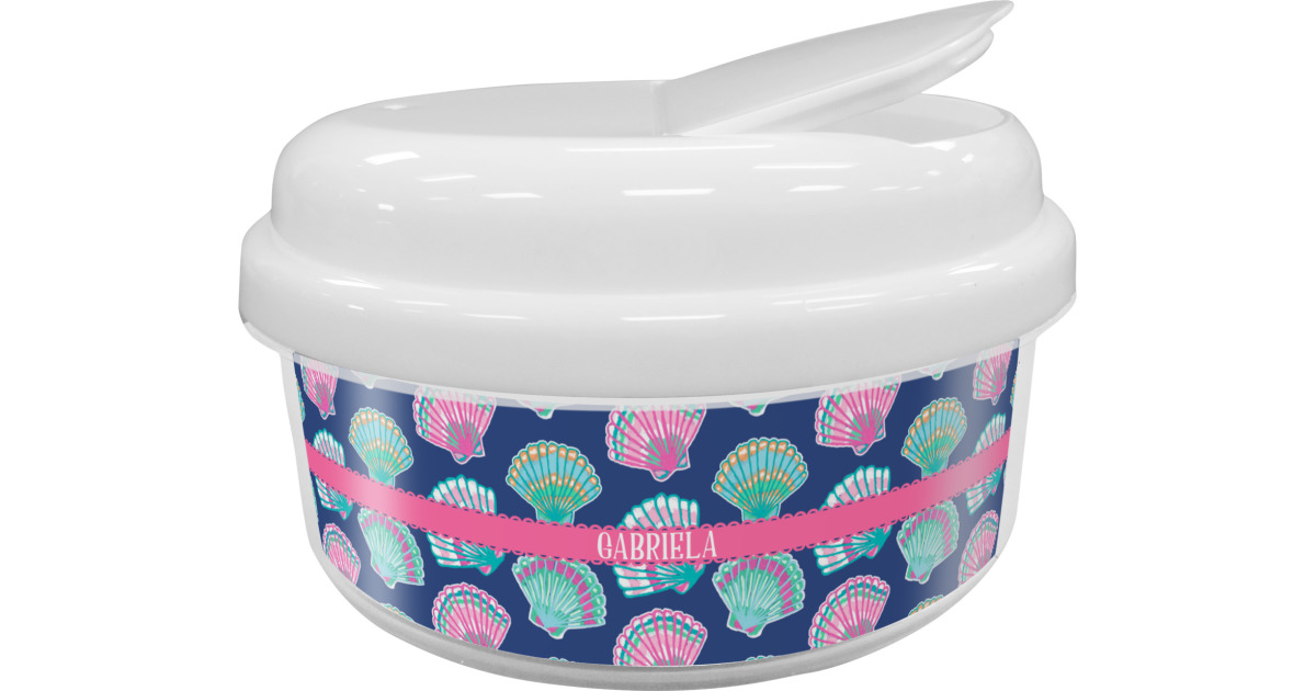 Custom Preppy Sea Shells Snack Container (Personalized) | YouCustomizeIt