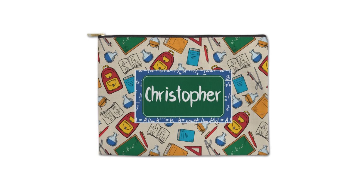 Custom Math Lesson Zipper Pouch (Personalized) | YouCustomizeIt