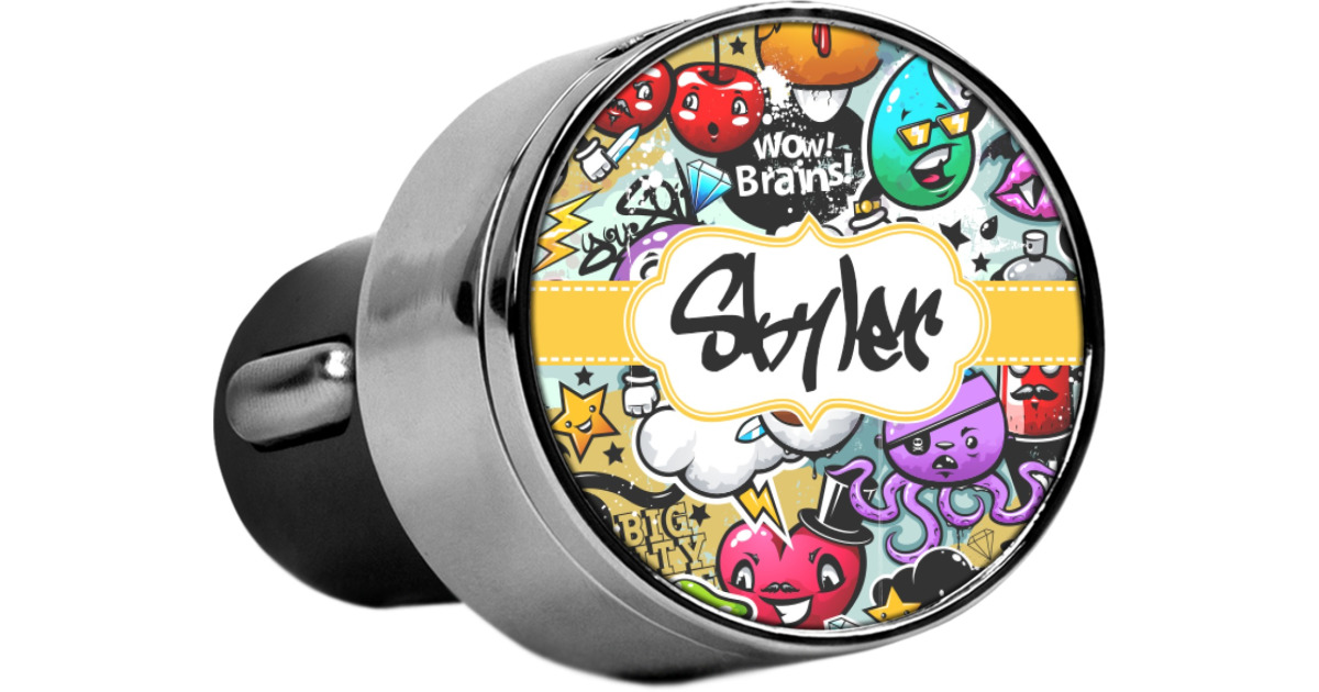 Custom Graffiti USB Car Charger (Personalized) | YouCustomizeIt