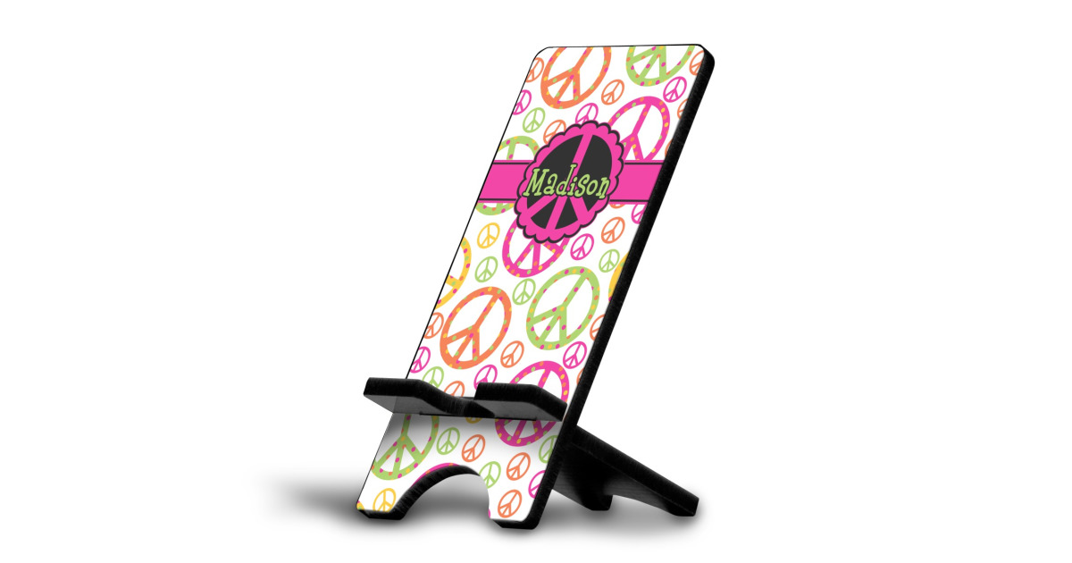 Custom Peace Sign Cell Phone Stand (Personalized) | YouCustomizeIt