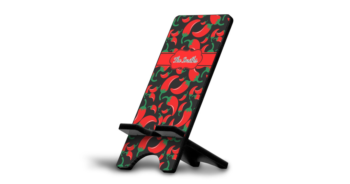 Custom Chili Peppers Cell Phone Stand (Personalized) | YouCustomizeIt