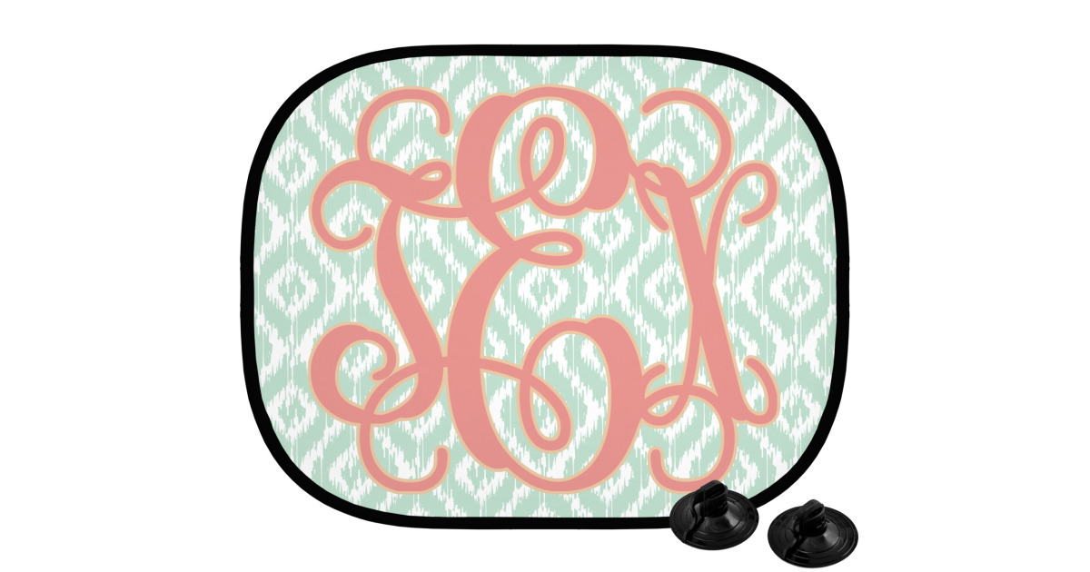 Custom Monogram Car Side Window Sun Shade | YouCustomizeIt