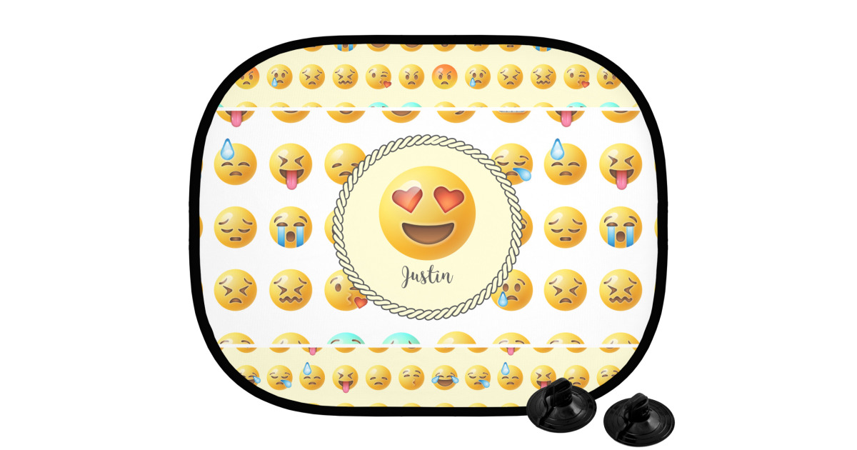Custom Emojis Car Side Window Sun Shade (Personalized) | YouCustomizeIt