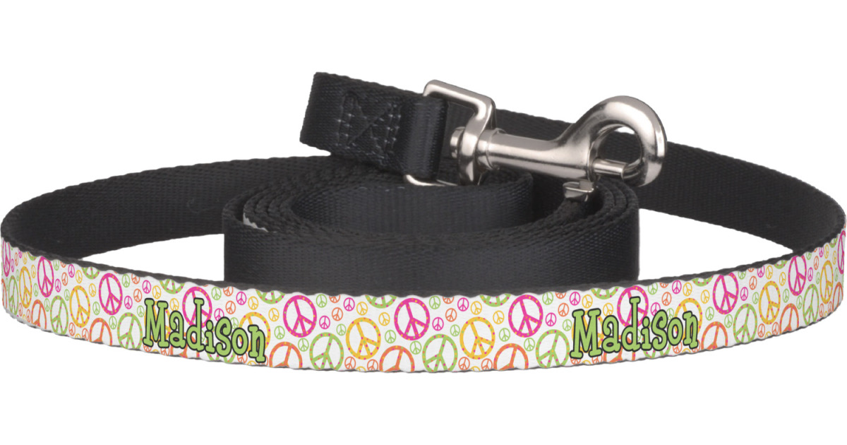 Custom Peace Sign Dog Leash (Personalized) | YouCustomizeIt