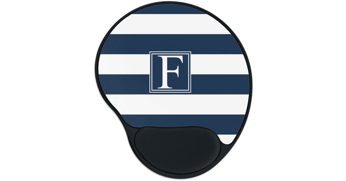 Custom Horizontal Stripe Mouse Pad with Wrist Support | YouCustomizeIt