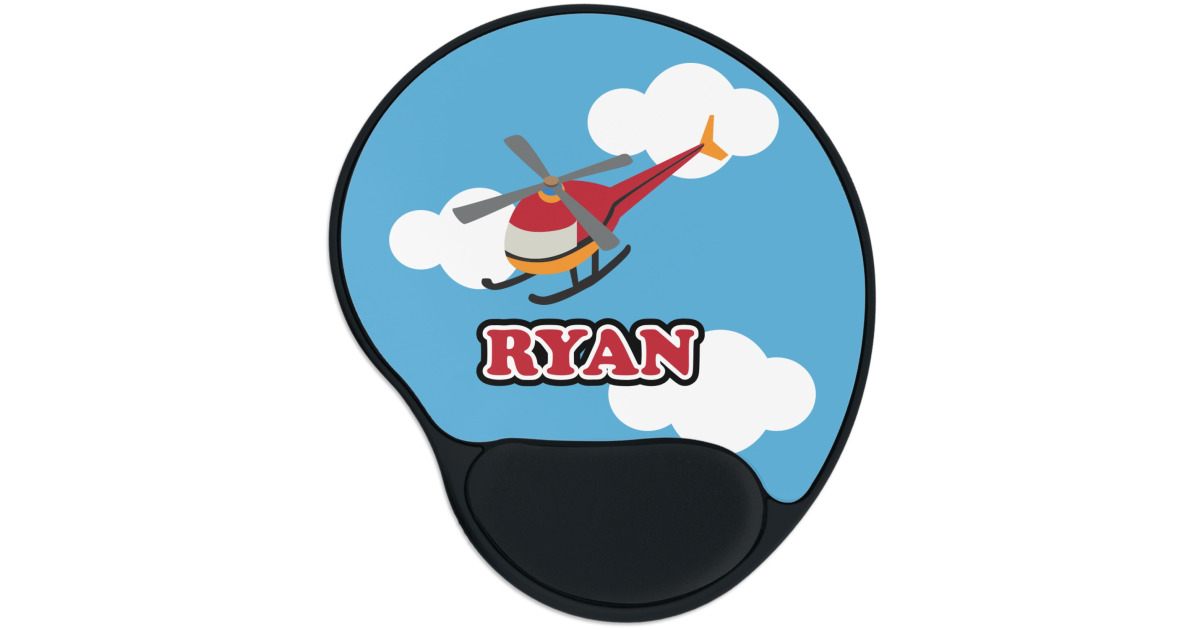 Custom Helicopter Mouse Pad with Wrist Support | YouCustomizeIt