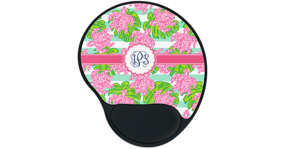 Custom Preppy Mouse Pad with Wrist Support | YouCustomizeIt