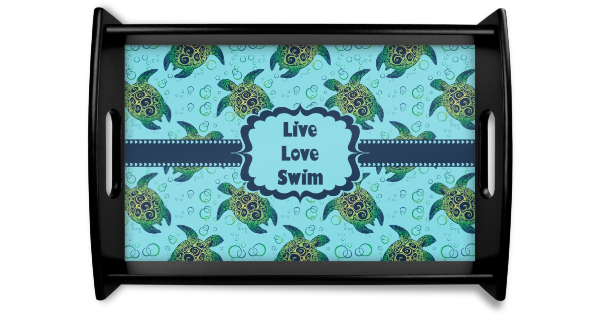 Custom Sea Turtles Wooden Tray | YouCustomizeIt