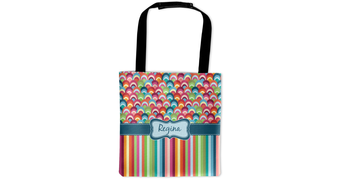 Custom Retro Scales & Stripes Auto Back Seat Organizer Bag ...