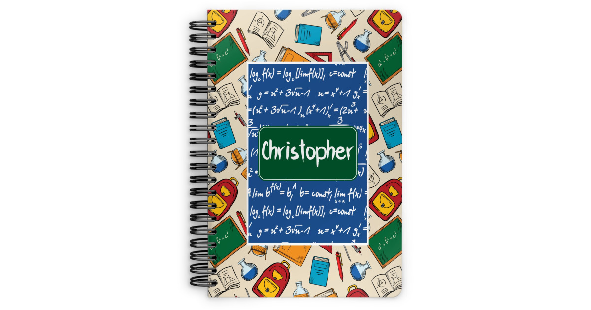 Custom Math Lesson Spiral Notebook (Personalized) | YouCustomizeIt