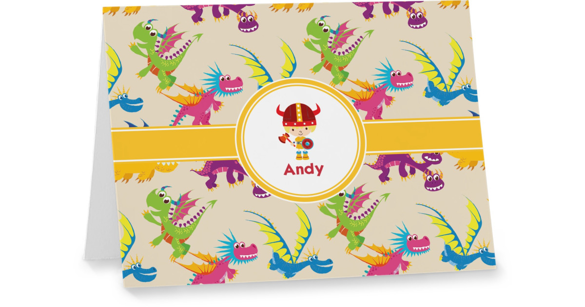 Custom Dragons Note cards (Personalized) | YouCustomizeIt