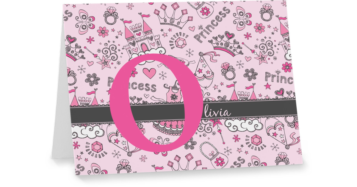 Custom Princess Note cards (Personalized) | YouCustomizeIt