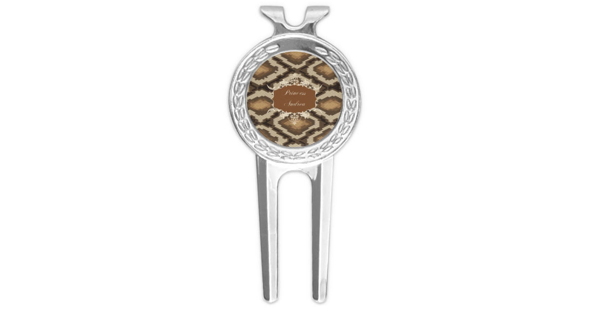 Custom Snake Skin Golf Divot Tool & Ball Marker (Personalized ...