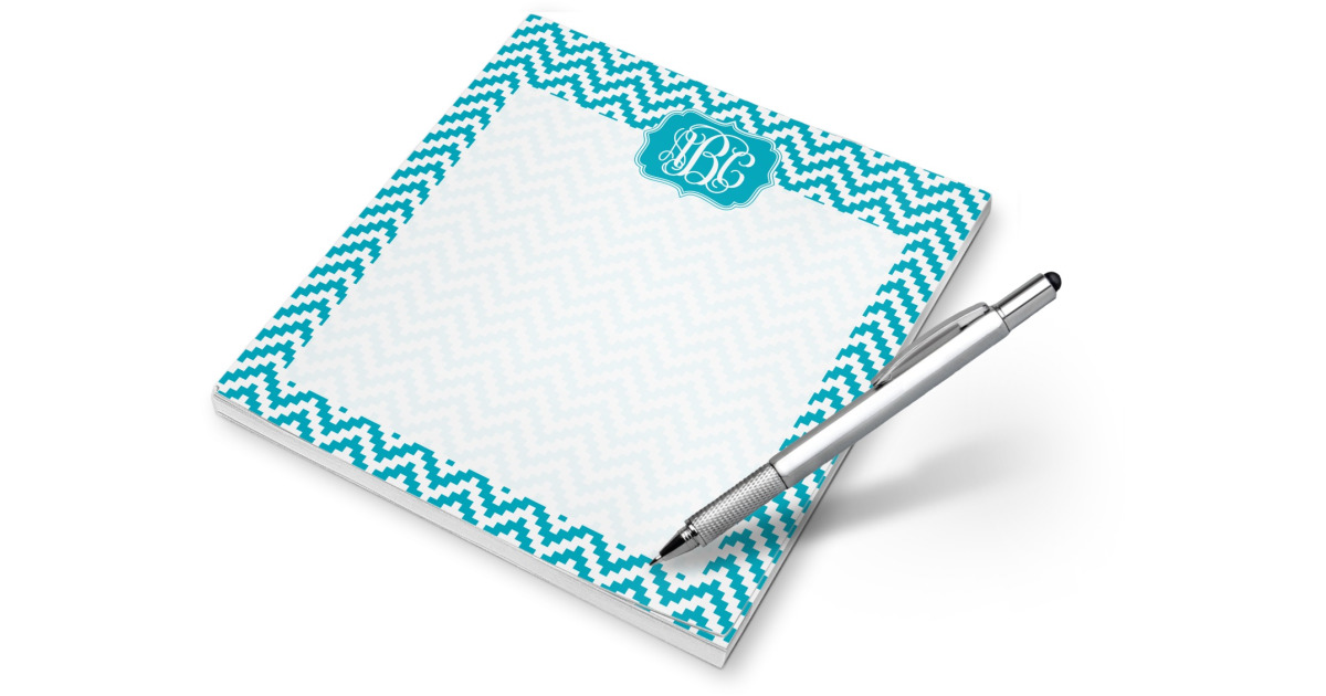 Custom Pixelated Chevron Notepad (Personalized) | YouCustomizeIt