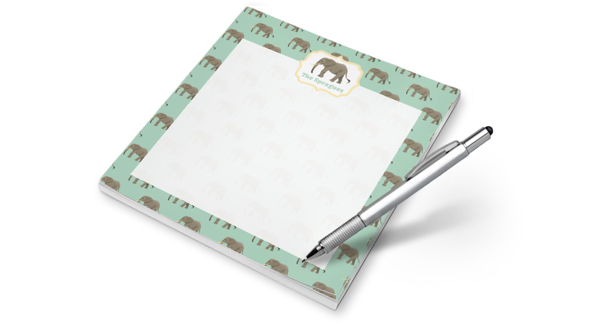 Custom Elephant Notepad (Personalized) | YouCustomizeIt