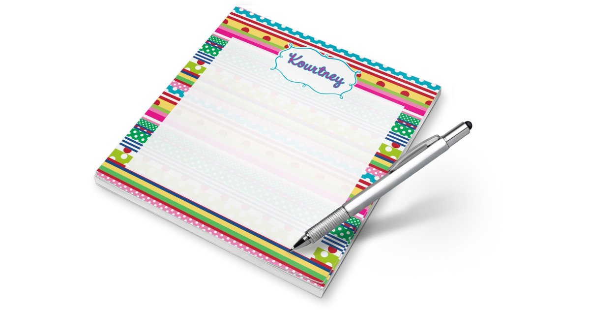 Custom Ribbons Notepad (Personalized) | YouCustomizeIt