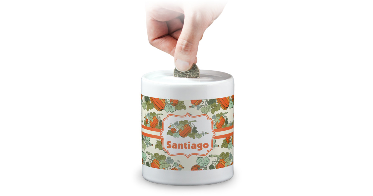 Custom Pumpkins Coin Bank (Personalized) | YouCustomizeIt