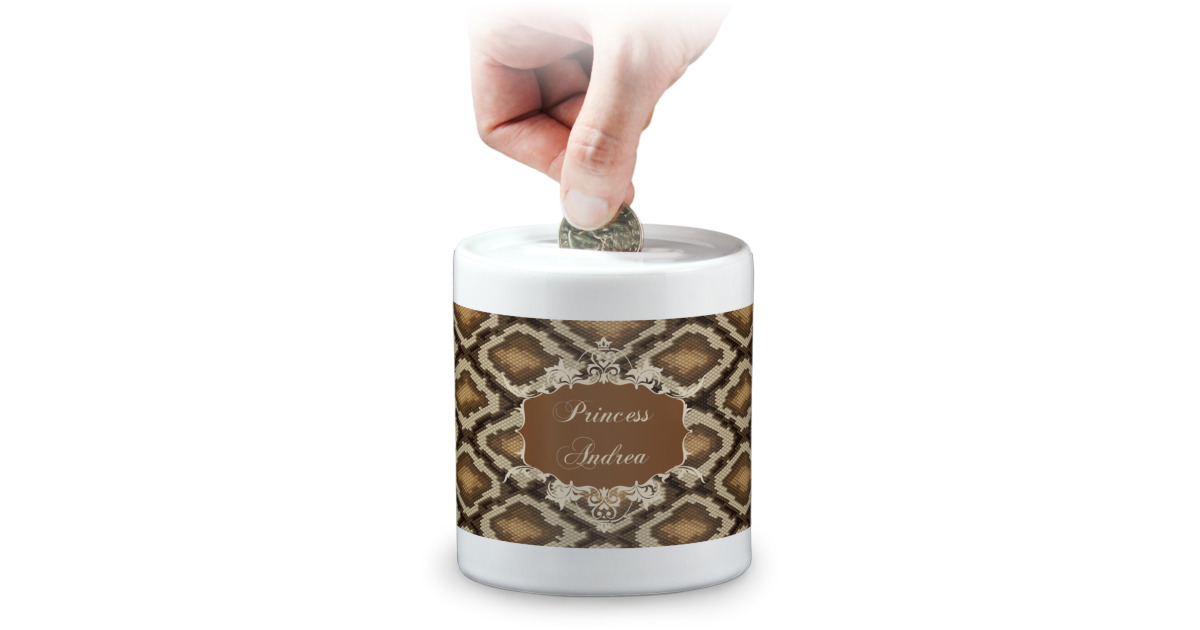 Custom Snake Skin Coin Bank (Personalized) | YouCustomizeIt