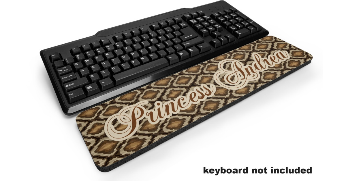 Custom Snake Skin Keyboard Wrist Rest (Personalized) | YouCustomizeIt
