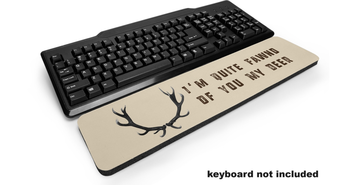 Custom Deer Keyboard Wrist Rest (Personalized) | YouCustomizeIt