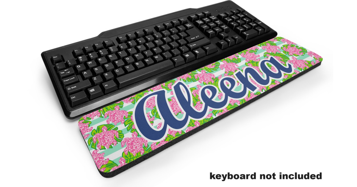 Custom Preppy Keyboard Wrist Rest (Personalized) | YouCustomizeIt