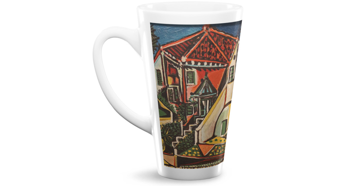Custom Mediterranean Landscape by Pablo Picasso 16 Oz Latte Mug ...